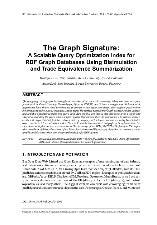 (PDF) The Graph Signature