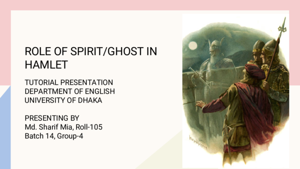 (PDF) The role of ghost in Hamlet