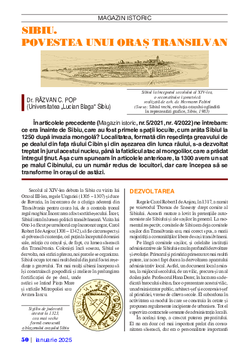 (PDF) Sibiu. Povestea unui oraș transilvan. III