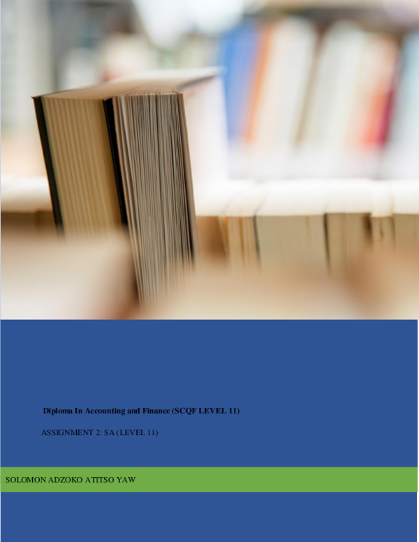 (PDF) MAccFin or Strategic Auditing (SCQF LEVEL 11)