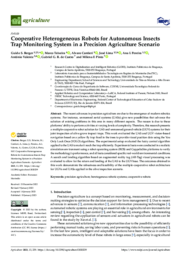 (PDF) Cooperative Heterogeneous Robots for Autonomous Insects Trap Monitoring System in a ...