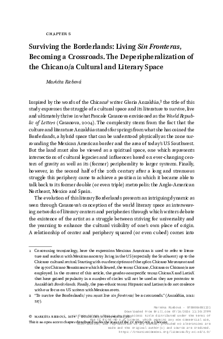 (PDF) Surviving the Borderlands: Living Sin Fronteras, Becoming a ...