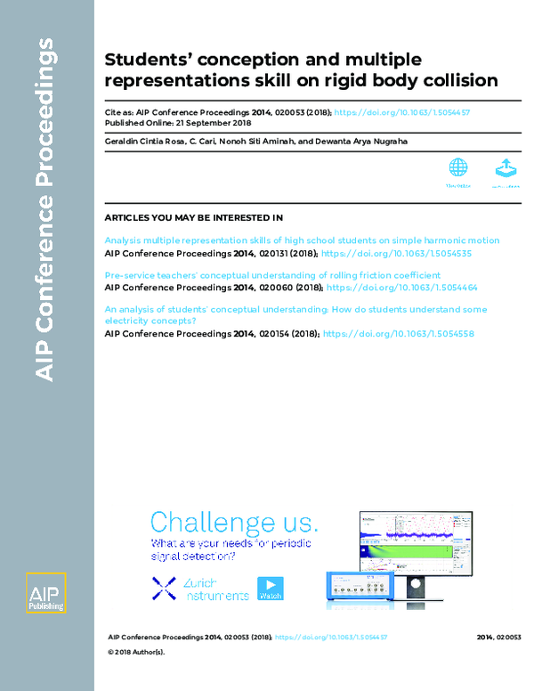 (PDF) Students’ conception and multiple representations skill on rigid ...
