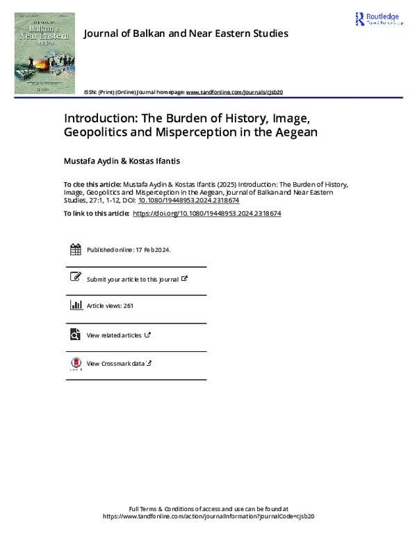 (PDF) Introduction: The Burden of History, Image, Geopolitics and ...