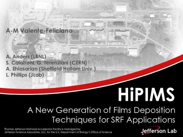 (PDF) HiPIMS: a New Generation of Film Deposition Techniques for SRF ...
