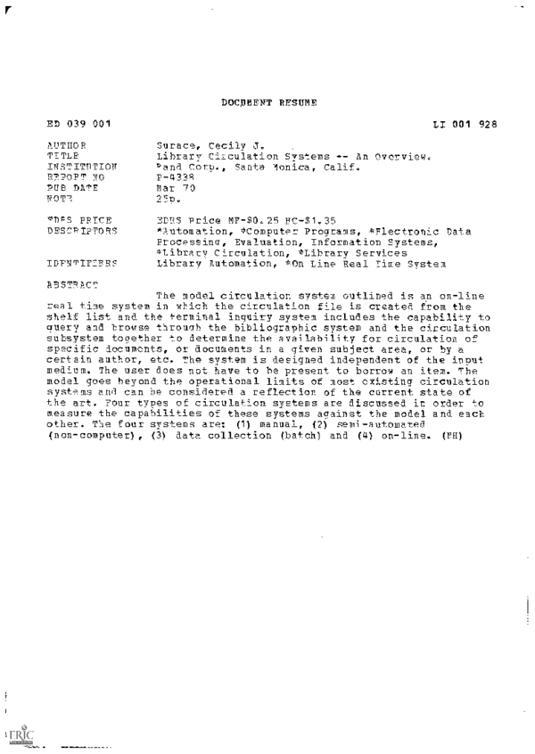 (PDF) Library Circulation Systems: An Overview