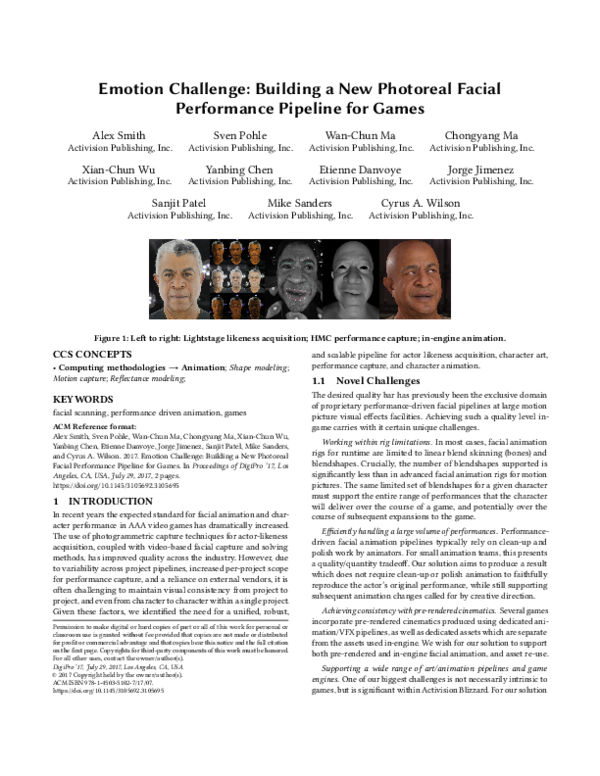 (PDF) Emotion challenge