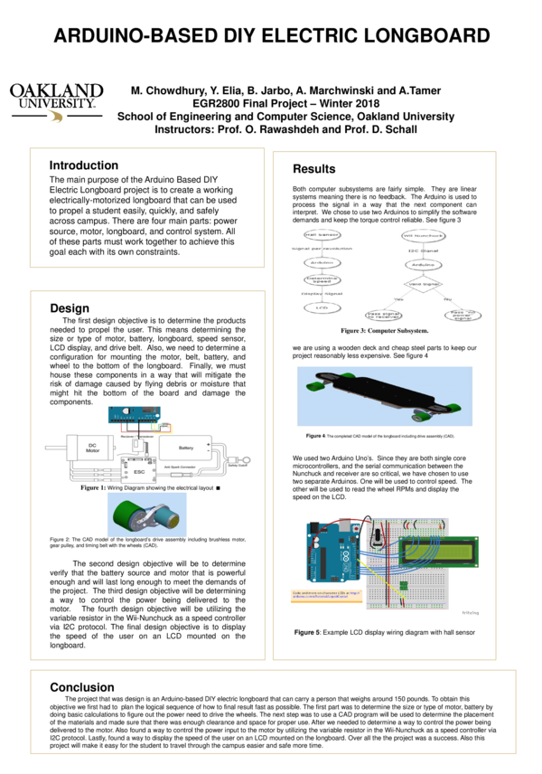 (PDF) Arduino-Based DIY Electric Longboard