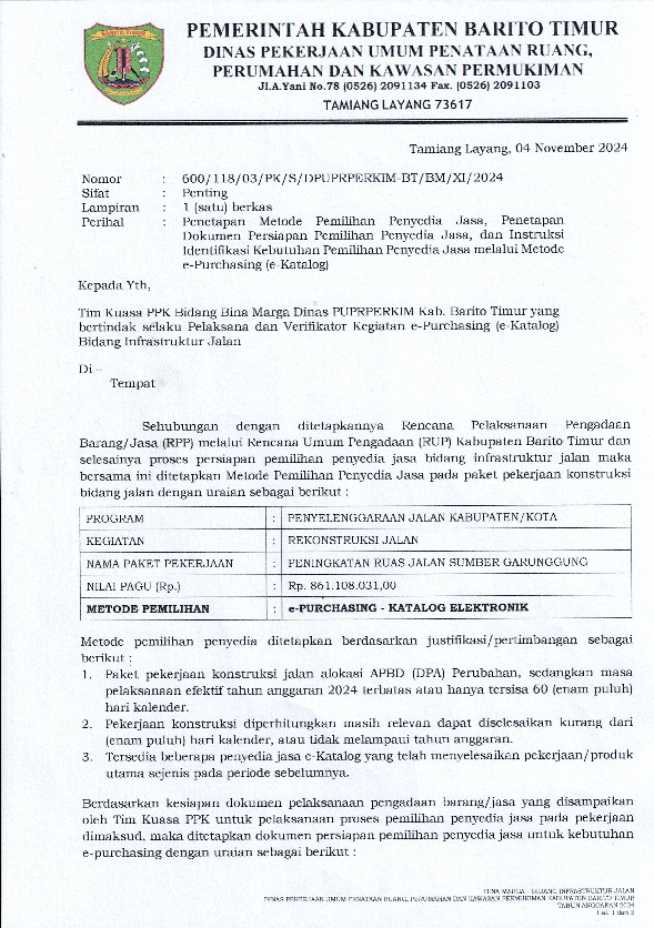 (PDF) CONTOH DOKUMEN PENETAPAN PERSIAPAN PEMILIHAN PENYEDIA (METODE E ...