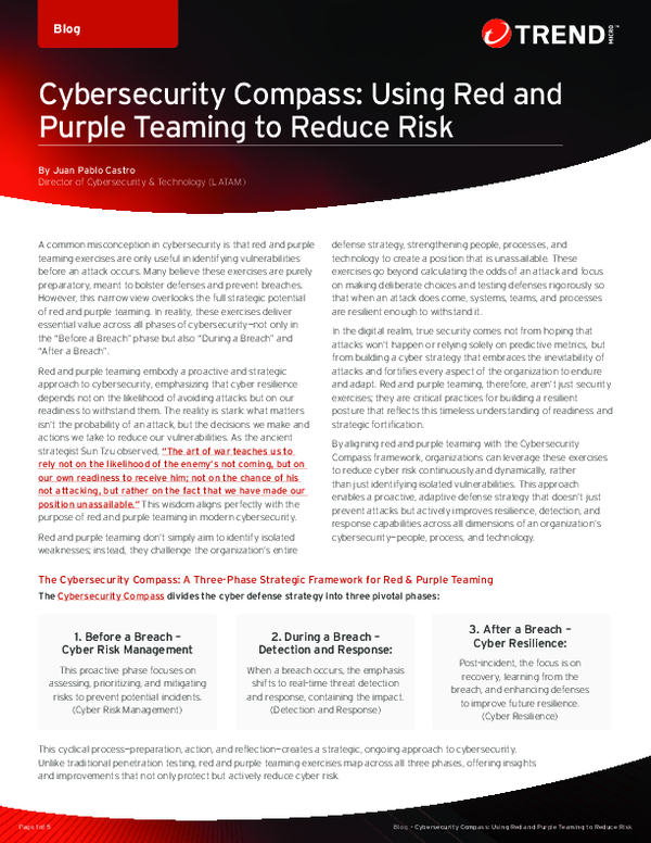 (PDF) Using Red and Purple Teaming to Reduce Cyber Risk