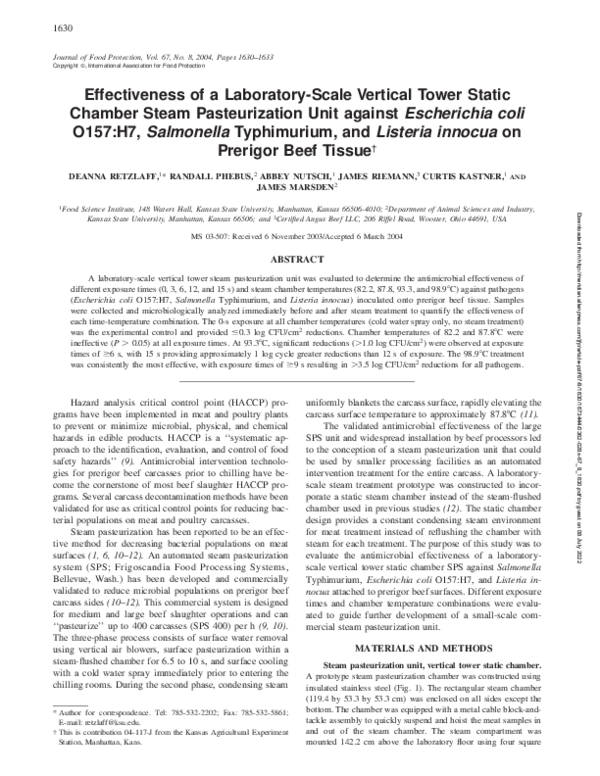 (PDF) Effectiveness of a Laboratory-Scale Vertical Tower Static Chamber ...
