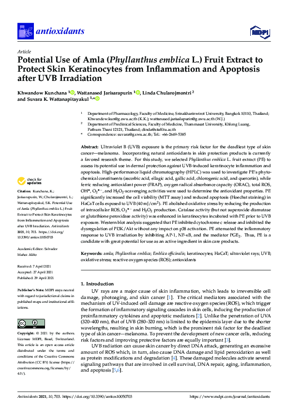 (PDF) Potential Use of Amla (Phyllanthus emblica L.) Fruit Extract to ...