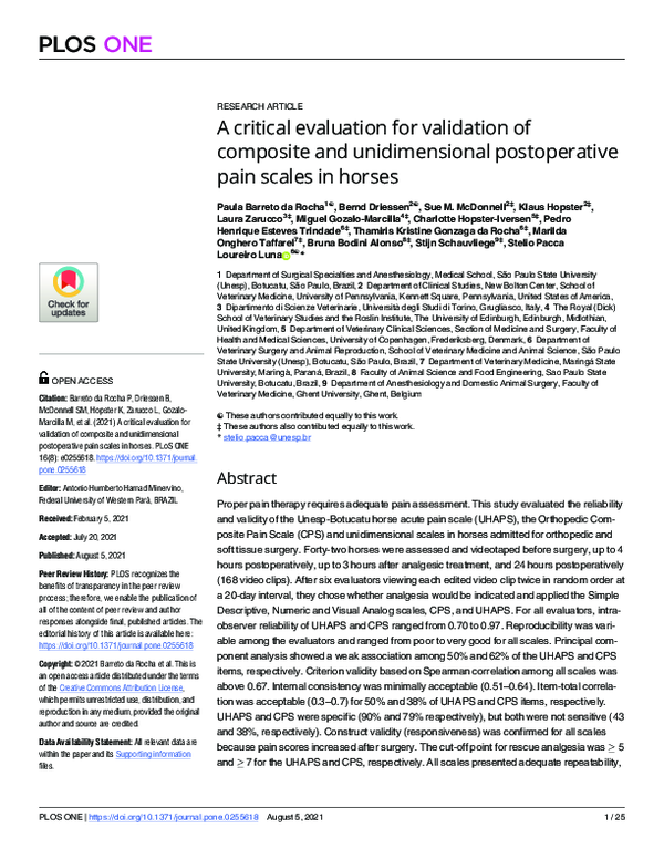 (PDF) A critical evaluation for validation of composite and ...