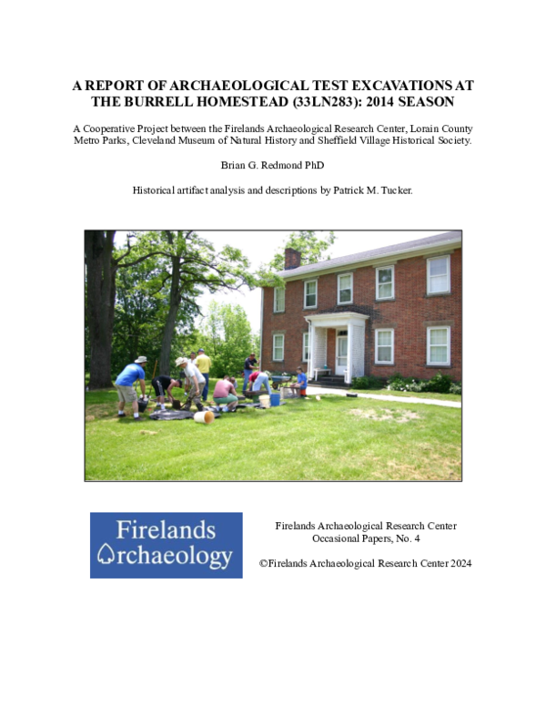 (PDF) Burrell House 2014 report Final