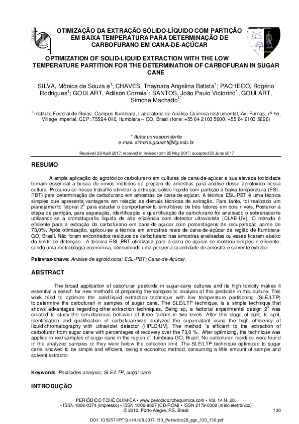 (PDF) Optimization of Solid-Liquid Extraction with the Low Temperature Partition for the ...