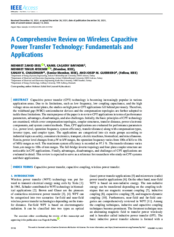 (PDF) A Comprehensive Review on Wireless Capacitive Power Transfer ...