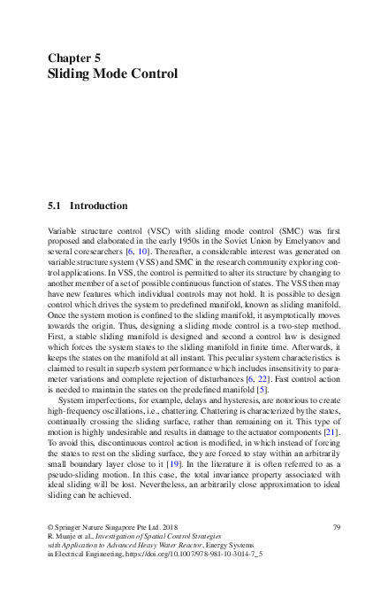 (PDF) Sliding Mode Control