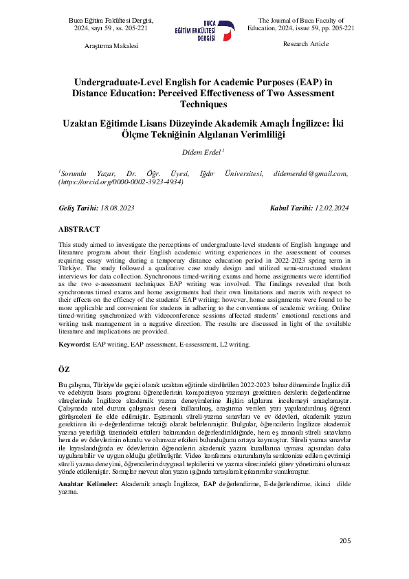 (PDF) Undergraduate-Level English for Academic Purposes (EAP) in ...