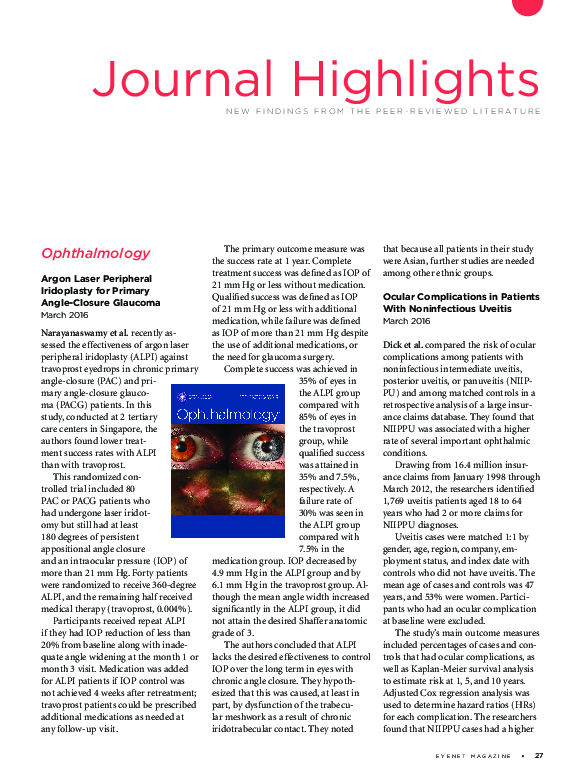 (PDF) Argon Laser Peripheral Iridoplasty for Primary Angle-Closure Glaucoma