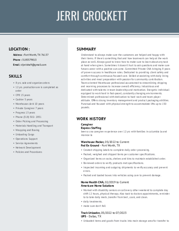(PDF) Jerri Crockett Resume (1)work asap (1)