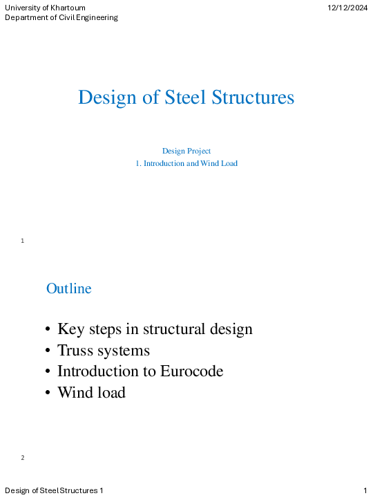 (PDF) Design of Steel Structures