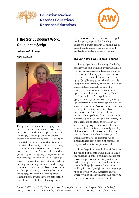 (PDF) If the script doesn’t work, change the script