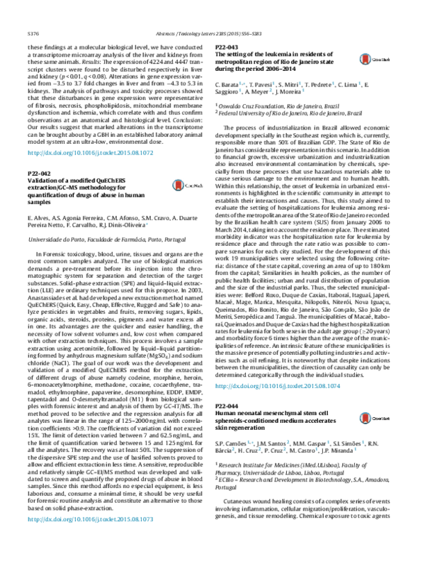 (PDF) Validation of a modified QuEChERS extraction/GC–MS methodology for quantification of drugs ...