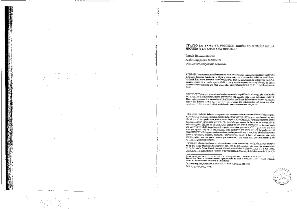 (PDF) Cuando la fama te precede: Jerónimo Román de la Higuera y la ...