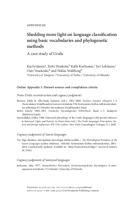 (PDF) Shedding more light on language classification using basic ...
