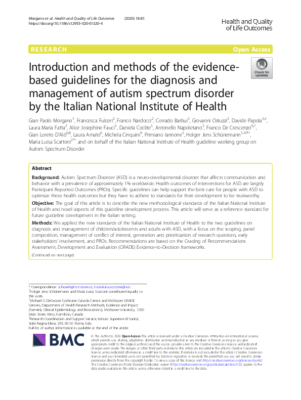 (PDF) Introduction and methods of the evidence-based guidelines for the diagnosis and management ...