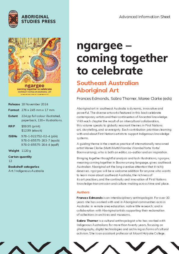 (PDF) ngargee - Coming together to celebrate: Southeast Australian ...