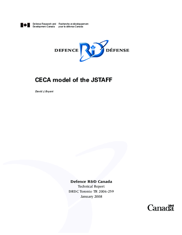 (PDF) CECA Model of the JSTAFF