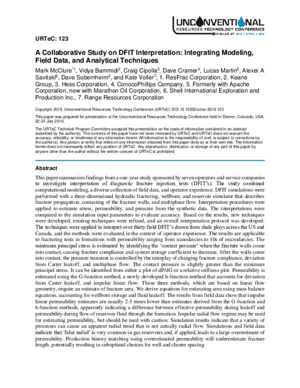 (PDF) A Collaborative Study on DFIT Interpretation: Integrating Modeling, Field Data, and ...
