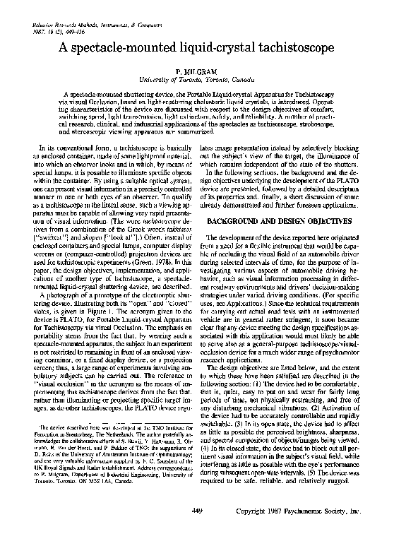 (PDF) A spectacle-mounted liquid-crystal tachistoscope