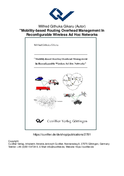 Pdf Mobility Based Routing Overhead Management In Reconfigurable Wireless Ad Hoc Networks