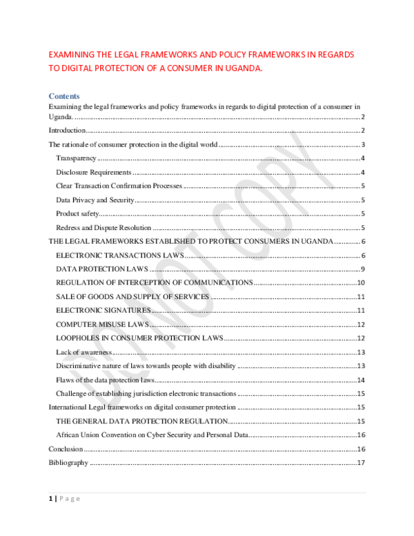 (PDF) EXAMINING THE LEGAL FRAMEWORKS AND POLICY FRAMEWORKS IN REGARDS ...