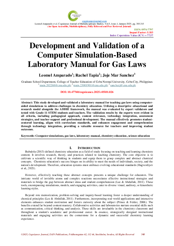 (PDF) Development and Validation of a Computer Simulation-Based ...