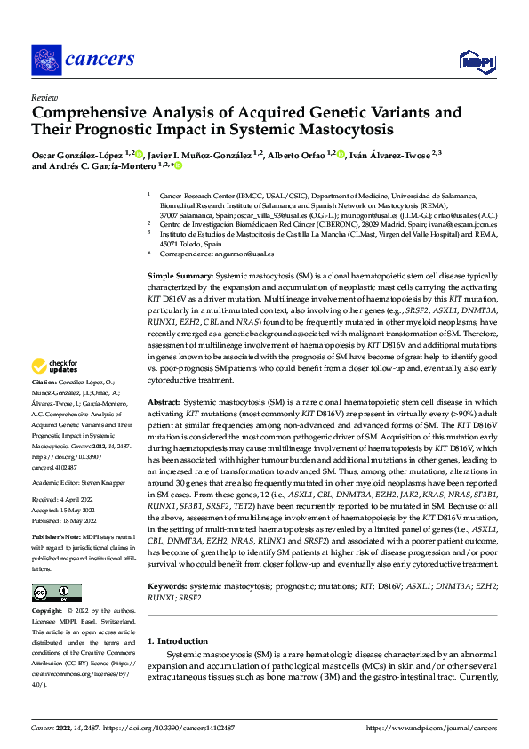 (PDF) Comprehensive Analysis of Acquired Genetic Variants and Their Prognostic Impact in ...