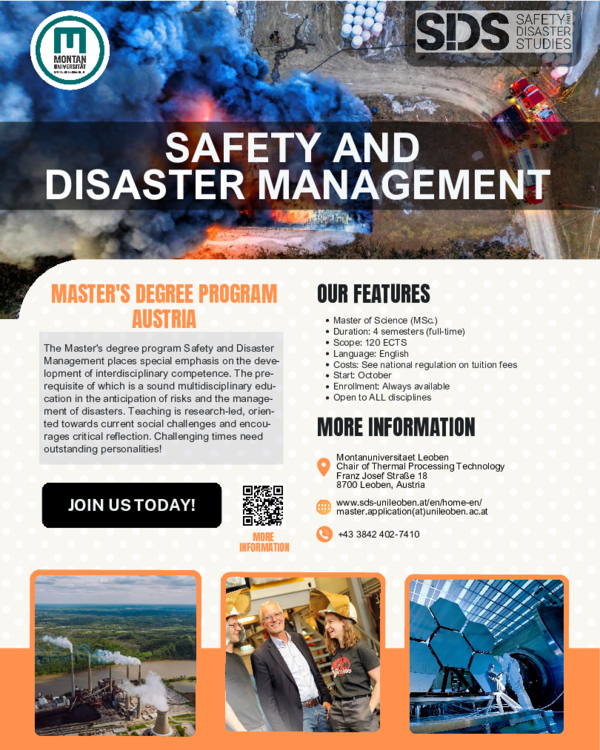 (PDF) Safety and Disaster Management - Master Degree Program in Austria ...