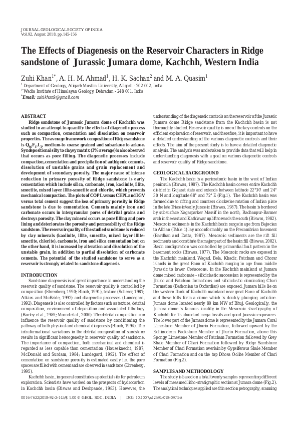 (PDF) The effects of diagenesis on the reservoir characters in ...