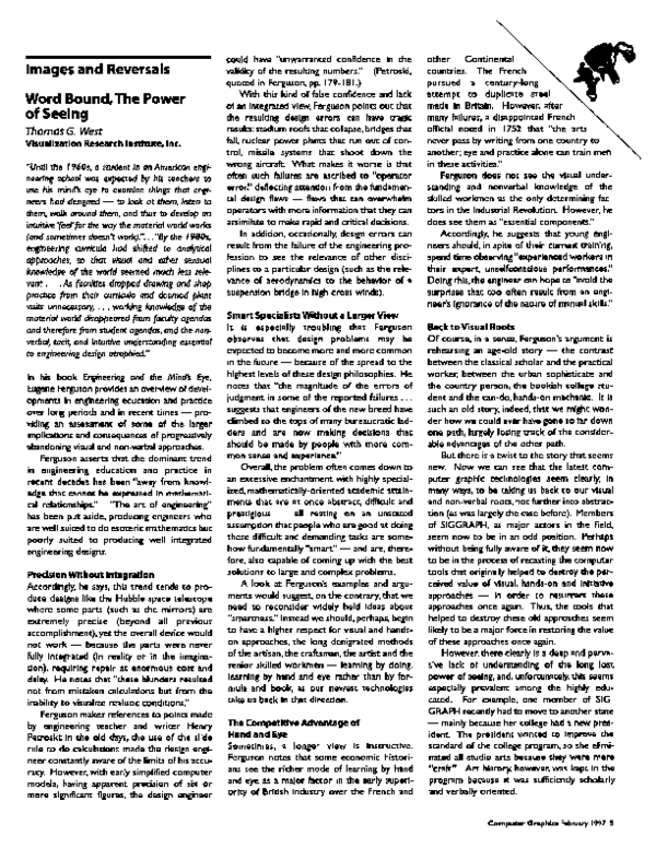 (PDF) Word bound, the power of seeing