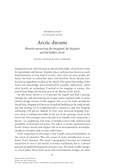 (PDF) Arctic dreams