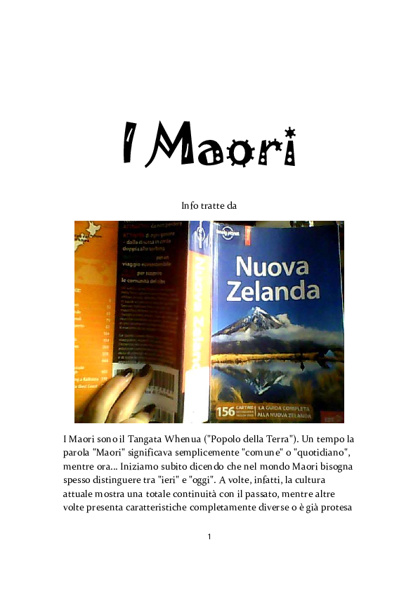 (PDF) I Maori (ediz agg 2025)
