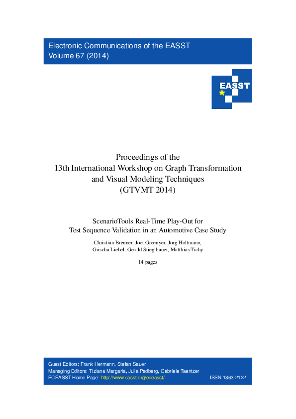 (PDF) ECEASST ScenarioTools Real-Time Play-Out for Test Sequence ...