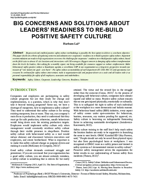 (PDF) BIG CONCERNS AND SOLUTIONS ABOUT LEADERS' READINESS TO RE-BUILD ...