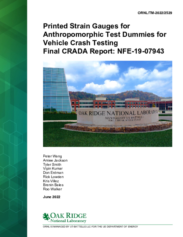 (PDF) Printed Strain Gauges for Anthropomorphic Test Dummies for ...