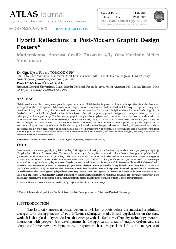 (PDF) Hybrid Reflections In Post-Modern Graphic Design Posters ...
