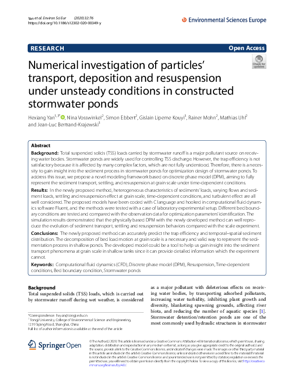 (PDF) Numerical investigation of particles’ transport, deposition and ...