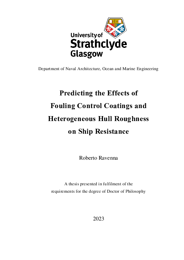 Predicting the effects of fouling control coatings and heterogeneous ...