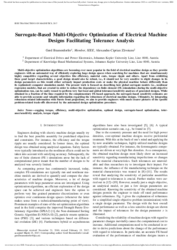 (PDF) Surrogate-based multi-objective optimization of management options for agricultural ...